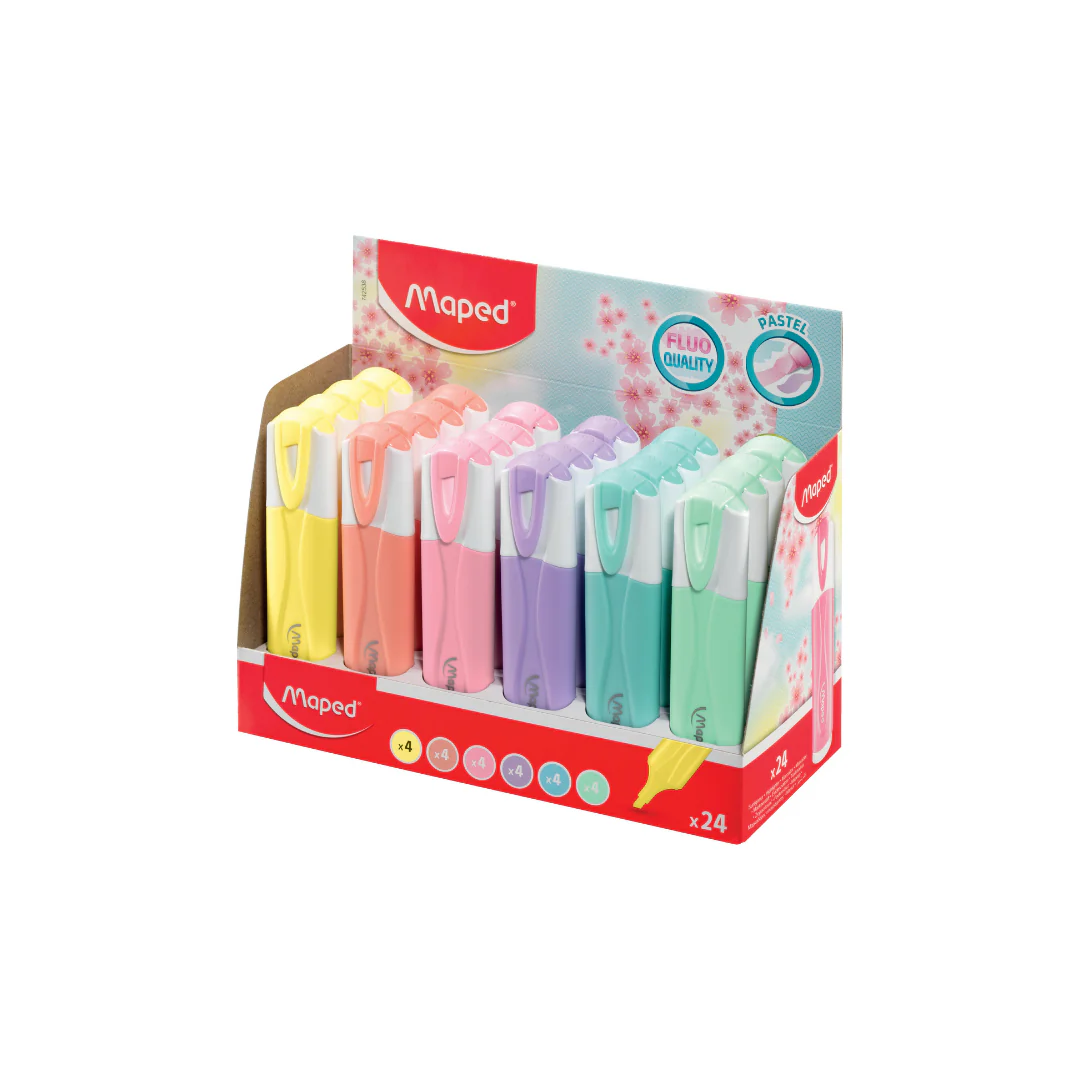 Resaltador pastel surtido maped - Panita | Tienda Online