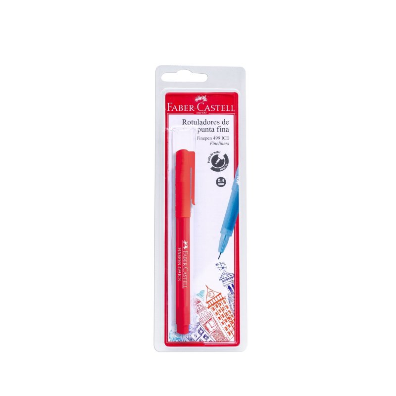 Plumon finepen 499 ice rojo blstrx1 fab 459923 - Panita | Tienda Online