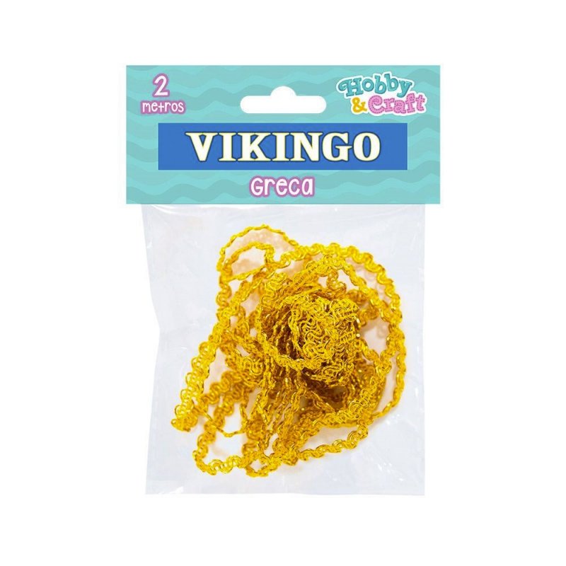 Greca metalica 2m dorado blstrx1 vikingo 474114 - Panita | Tienda Online