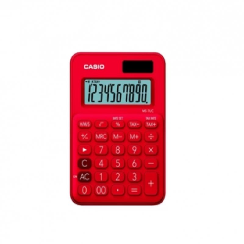 Calculadora 12 digitos casio ms-20uc-rd - Panita | Tienda Online