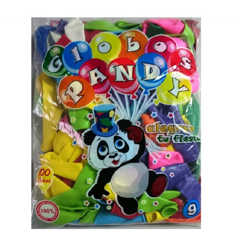 Globo surtido bolsa x100 nº9 - Panita | Tienda Online
