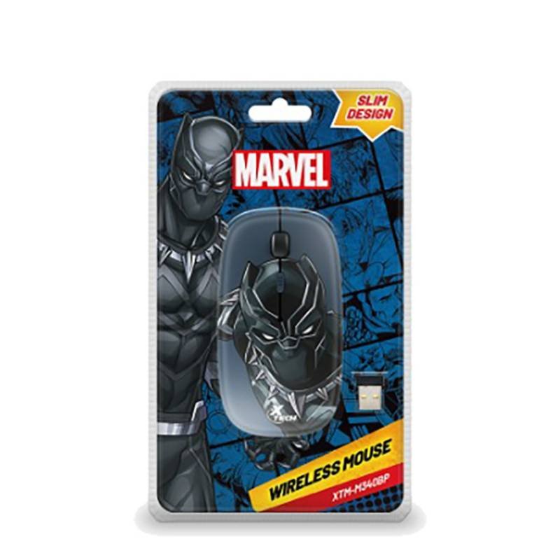 Mouse inalambrico pantera negra xtm-m340bp xtech - Panita | Tienda Online