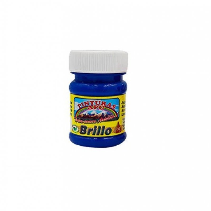 Pintura acrilica brillo 30ml azulino o azul turqueza 29a apu - Panita ...